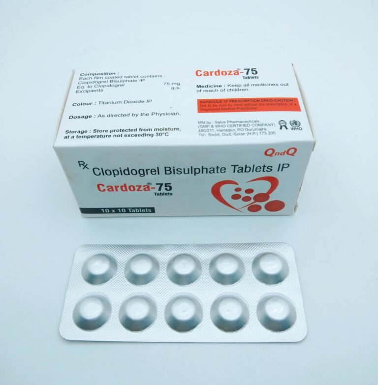 Clopidogrel 75 mg Tablets Manufacturer, PCD Franchise & Supplier in India