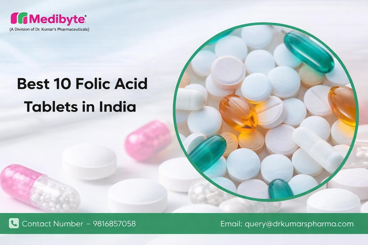 Best 10 Folic Acid Tablets in India